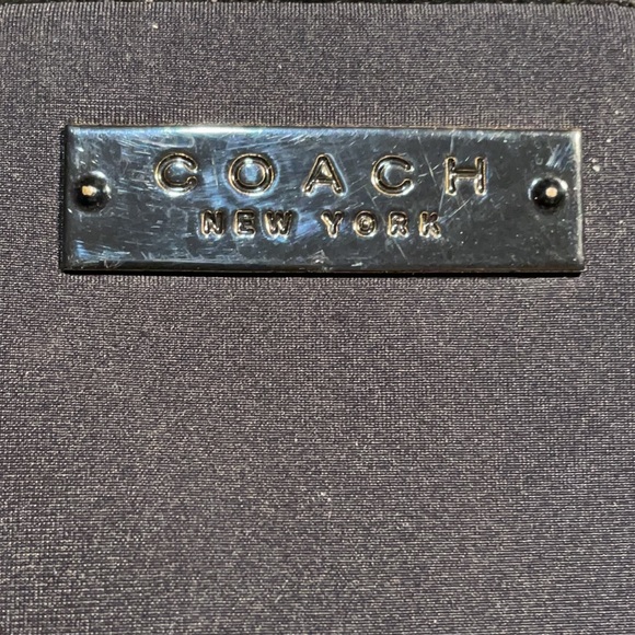 Coach | Bags | Coach Authentic Leatherneoprene Shoulder Bag | Poshmark